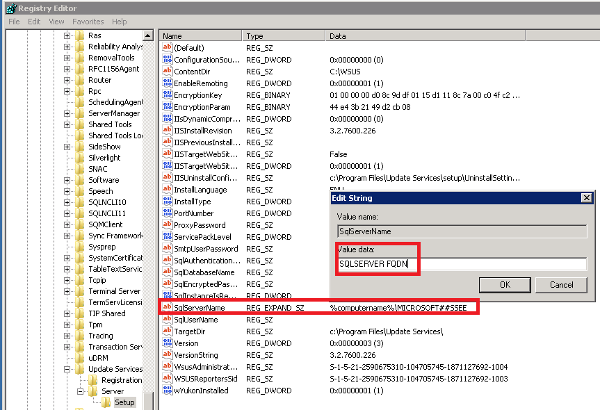 WSUS Database WID to SQL Server 2014 Migration - Eren ERTAŞ